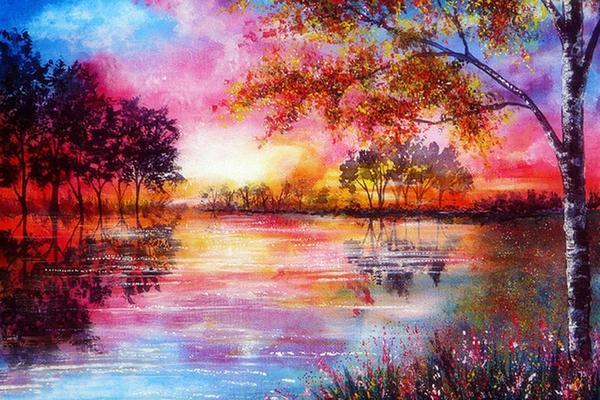 Beautiful Paintings Of Landscapes ACRYLIC PAINTING – LANDSCAPE Ages
